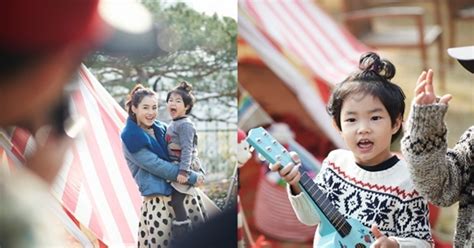 강혜정 이하루 화보 사과머리한 하루 정말 귀엽다