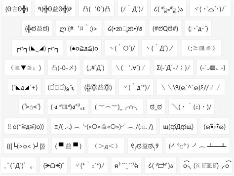 Face Emoji Ascii At Linda Aucoin Blog