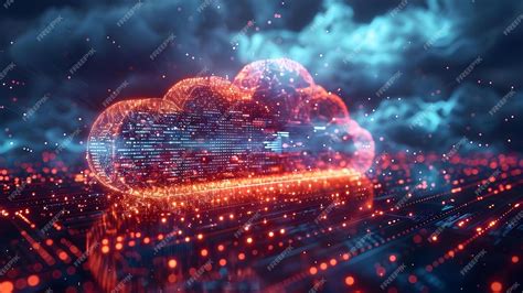 Premium Photo Enhancing Cloud Security Implementing Visible Firewalls