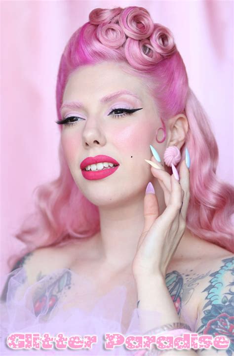 Dafna Bar El Twisted Domes Pastel Pink Glitter Paradise