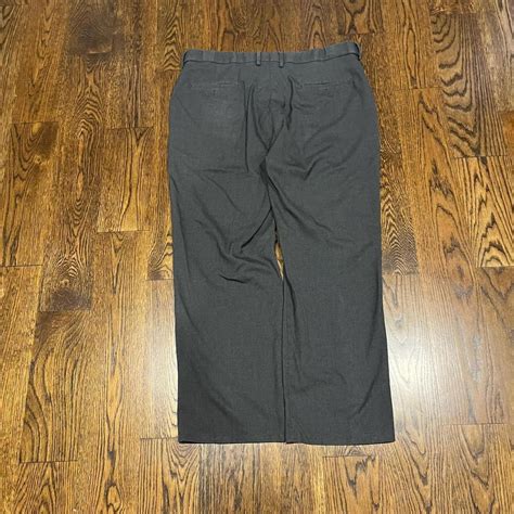 Vintage 2000s Baggy Wide Leg Grey Haggar Workwear Depop