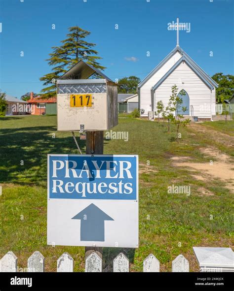Prayer Request Box Outside The St Stephens Presbyterian Church In