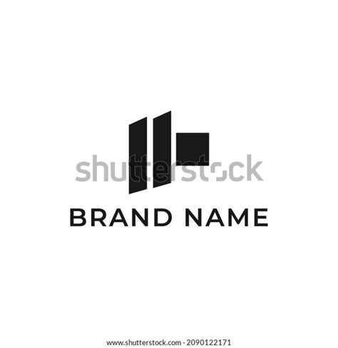Illustration Abstract Element Square Logo Design Stock Vector Royalty
