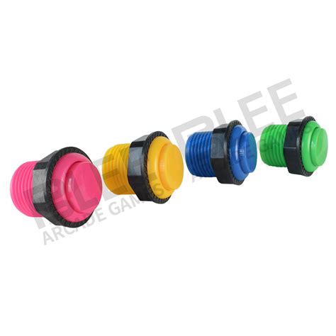 China Manufacturer Arcade Push Buttons Arcade Button Set 24mm Pushbutton Switch Arcade Button Blee
