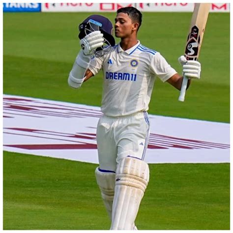 Yashasvi Jaiswal Stamps Authority With Maiden Double Hundred In Pictures