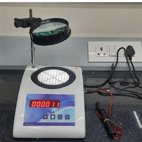 Digital Microprocessor Laboratory Colony Counter Count Capacity 6