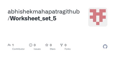 Github Abhishekmahapatragithubworksheetset5