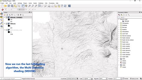 Hillshade In Qgis Analytical Combined And Multi Directional Hillshading Youtube