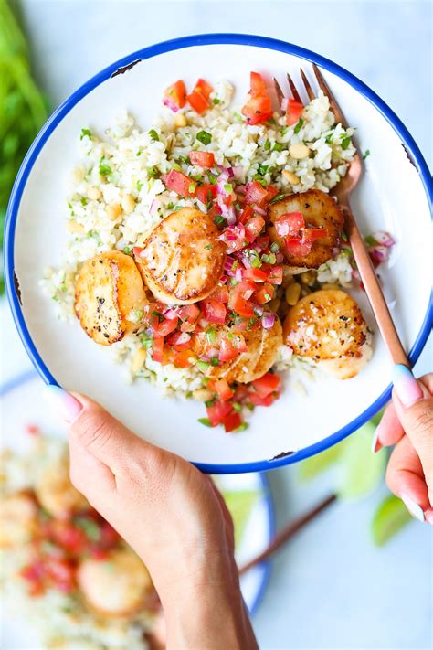 Scallop Rice Bowl Recipe At Abbey Battye Blog