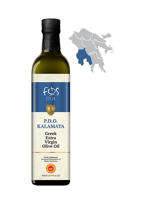 Pdo Kalamata Greek Extra Virgin Olive Oil Glass Bottle 500ml