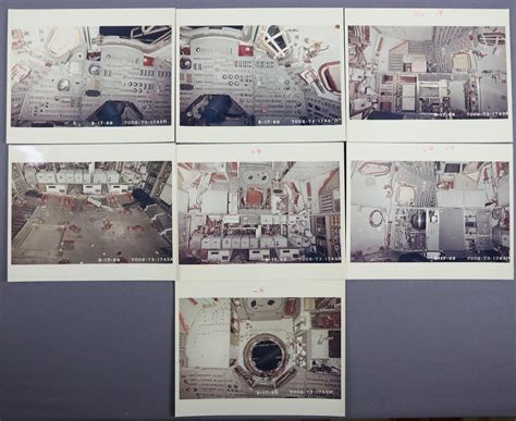 At Auction 7 Original Nasa Csm Interior Photographs