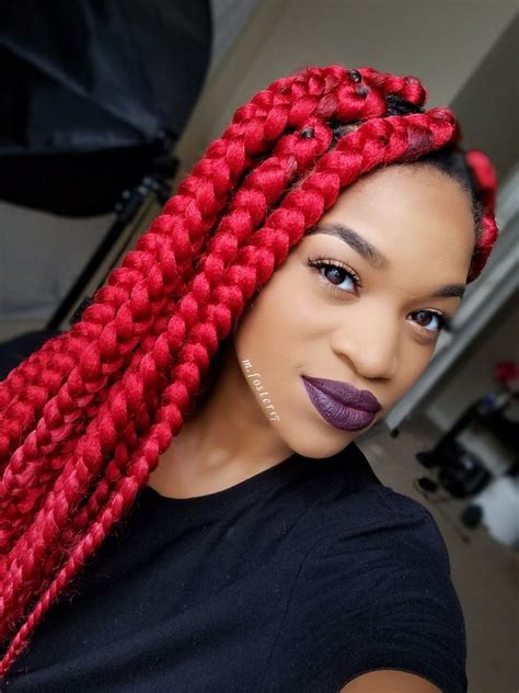 Colored Jumbo Box Braids