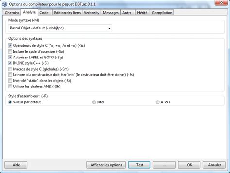 Ide Window Compiler Optionsfr Free Pascal Wiki