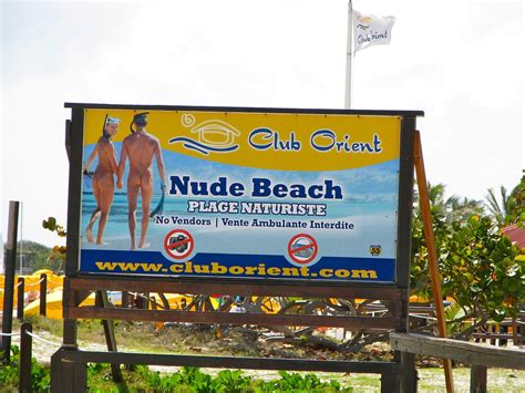 St Martin Clothing Optional Beaches