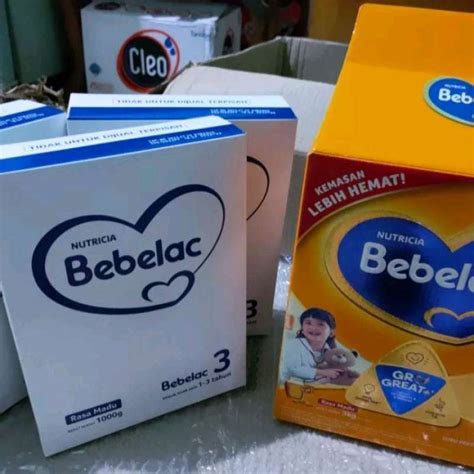 Jual Bebelac 3 1000g Kemasan Dus Putih Dari Bebelac 3kg Di Seller Leon Collection Cisempur