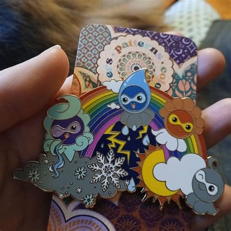 Weather Buddies Castform Fantasy Pin Pokemon Hard Enamel Pin