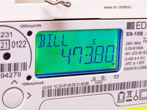 Electric Bill Statement Stock Image Image Of Credit Charge 8505717