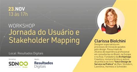 Sdn Floripa Workshop Jornada Do Usuário E Stakeholder Mapping Em Florianópolis Sympla