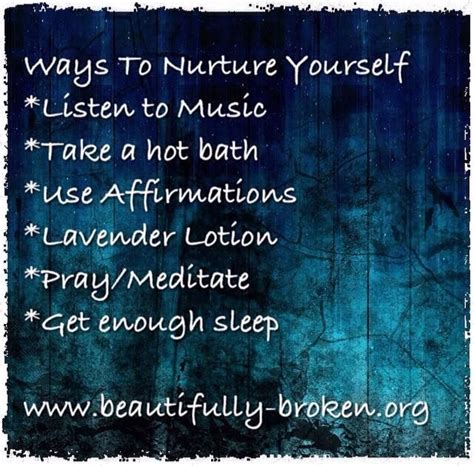 Ways To Nurture Yourself Listening To Music Affirmations Lavender