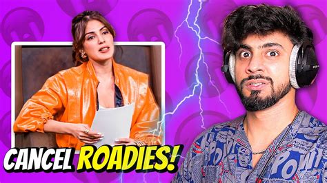 Rhea Chakraborty In Mtv Roadies Youtube