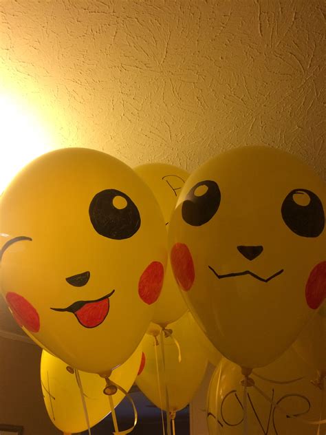Could Not Find Any Pokemon Balloons So I Made My Own Pikachu Pikachu