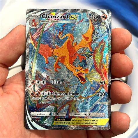 Real Charizard Ex Card