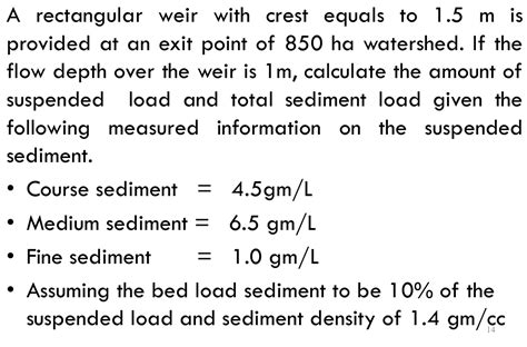 Solved A Rectangular Weir With Crest Equals To 15 ﻿m Is