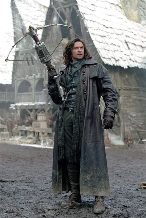 Van Helsing 2004 Character Illustration Medieval Leather Coat Van