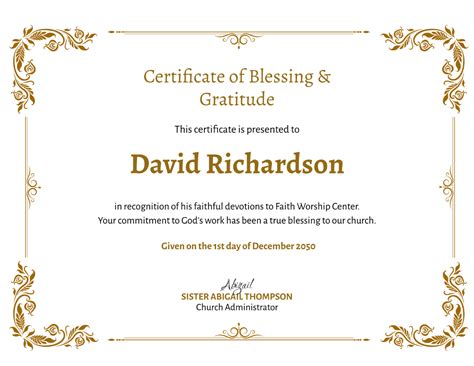 Free Sunday School Certificate Template To Edit Online