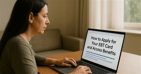 How To Apply For Your Ebt Card And Access Benefits Stakbol