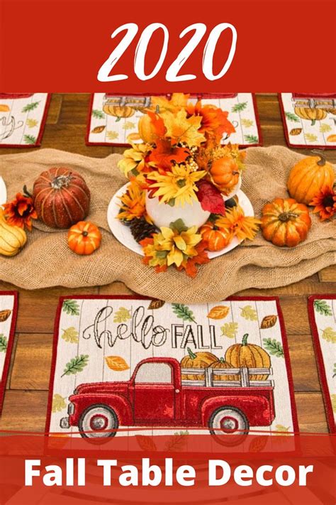 Rustic Fall Table Decor Cozy Farmhouse Vibes Fall 2020
