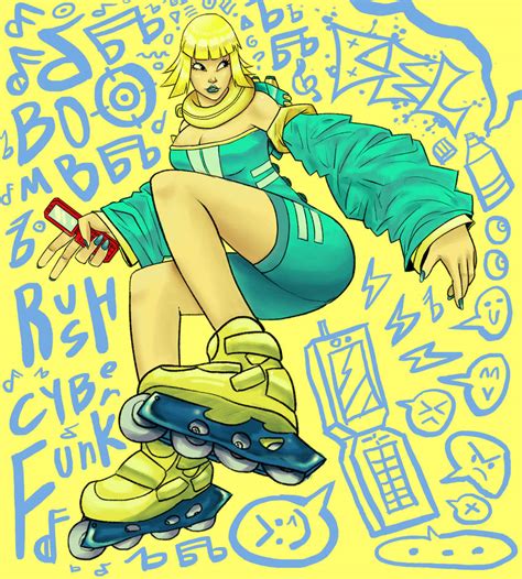 Bel Bomb Rush Cyberfunk By Eggsandeggsandeggs On Deviantart