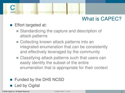 ppt introduction to the common attack pattern enumeration and classification capec