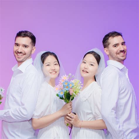 한미 쌍둥이커플 Korean American Twin Couples Youtube