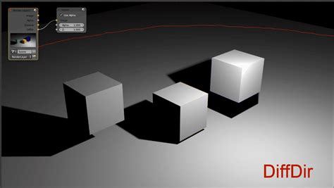 Cycles Render Engine Difference Between Shadow Pass And Diffuse