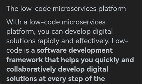Michael Küsters على Linkedin Lowcode Microservice ٦٣ من التعليقات