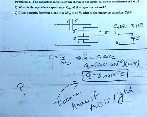 Problem 4 The Capacitors In The Network Shown In The Figure All Have A