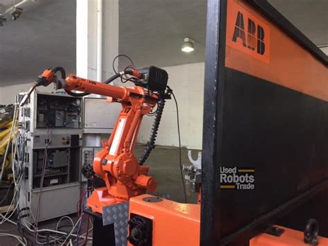abb abb welding robot abb 1400 m2000 with positioner irbp 250r and