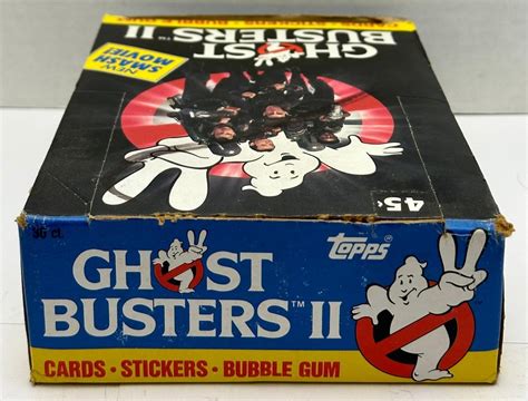 1989 Ghostbusters Ii Movie Trading Card Wax Box 36 Packs Topps Ebay