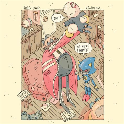 Dr Eggman Being A Good Dad By Kajiuna On Newgrounds