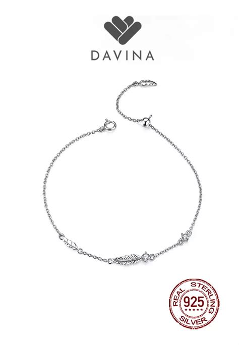 Jual Davina Jewelry Davina Ladies Aya Bracelet Sterling Silver 925