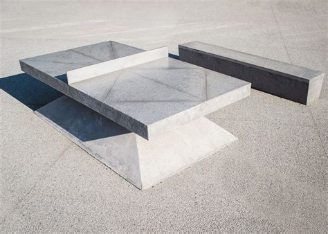 Murray Barker And Laith Mcgregor Create Concrete Ping Pong Tables