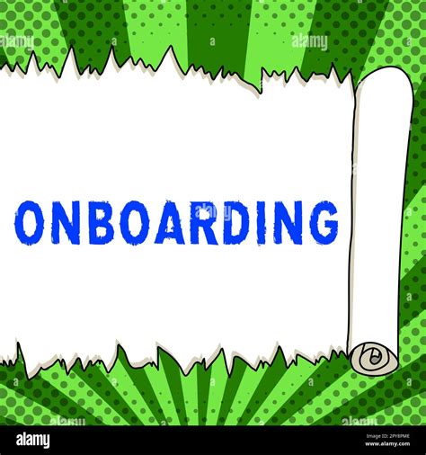hand writing sign onboarding internet concept action process of