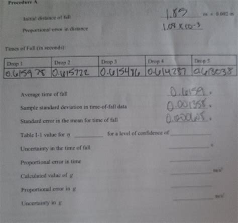 Solved Procedure 1 85 1 08 K10 3 Proportional Error In