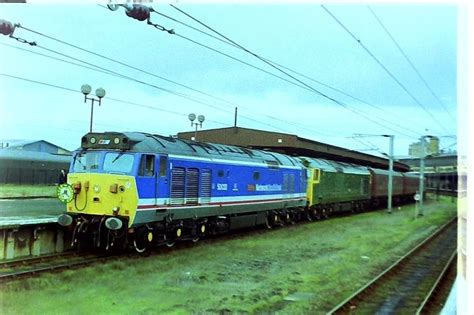 35mm Railway Colour Negative Of Class 50 033 And 50 007 At York £195