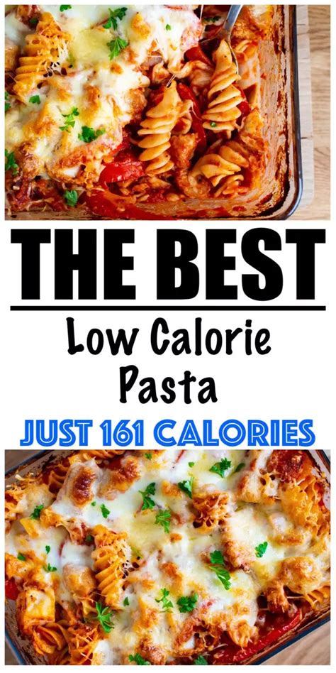 Low Calorie Pasta Recipe Only 3 Ingredients