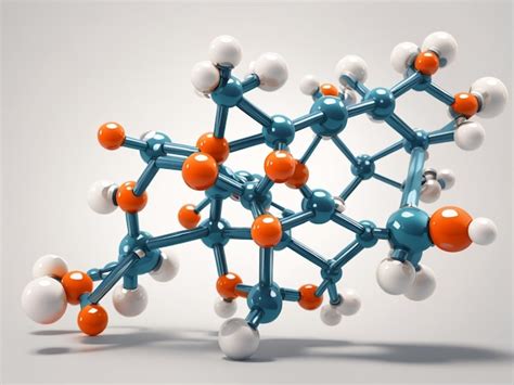 Premium Ai Image Ethereal Chemistry 3d Flat Model Of Ethyl Formate Molecular Structure