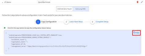Zero Touch Enrollment For Android Devices