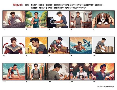 Regular Present Progressive Verb Forms Pt 1 Exploraciones Printer