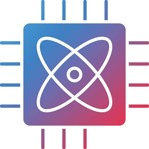 Vector Design Quantum Computing Icon Style 22373059 Vector Art At Vecteezy